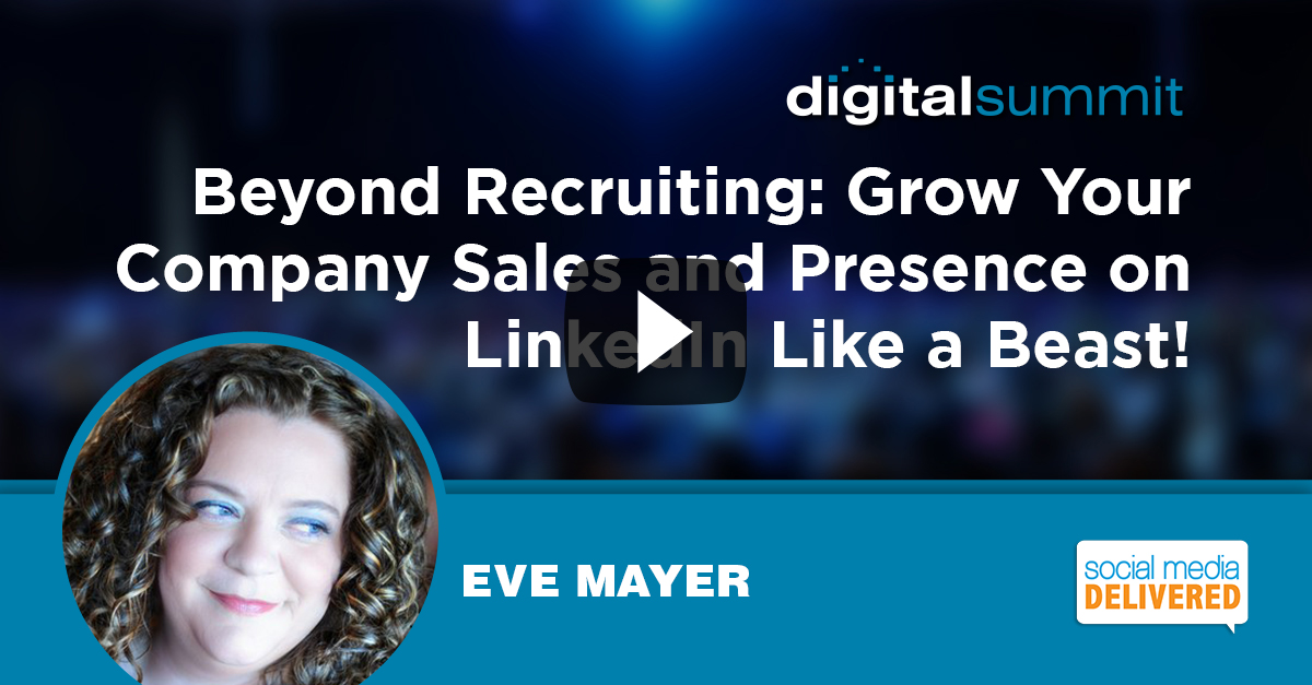 Beyond Recruiting: Grow Your Company Sales... | Digital Summit