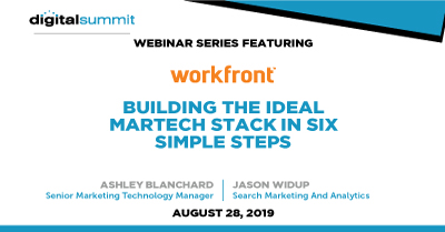 Building the Ideal Martech Stack in Six Simple Steps | Digital Summit